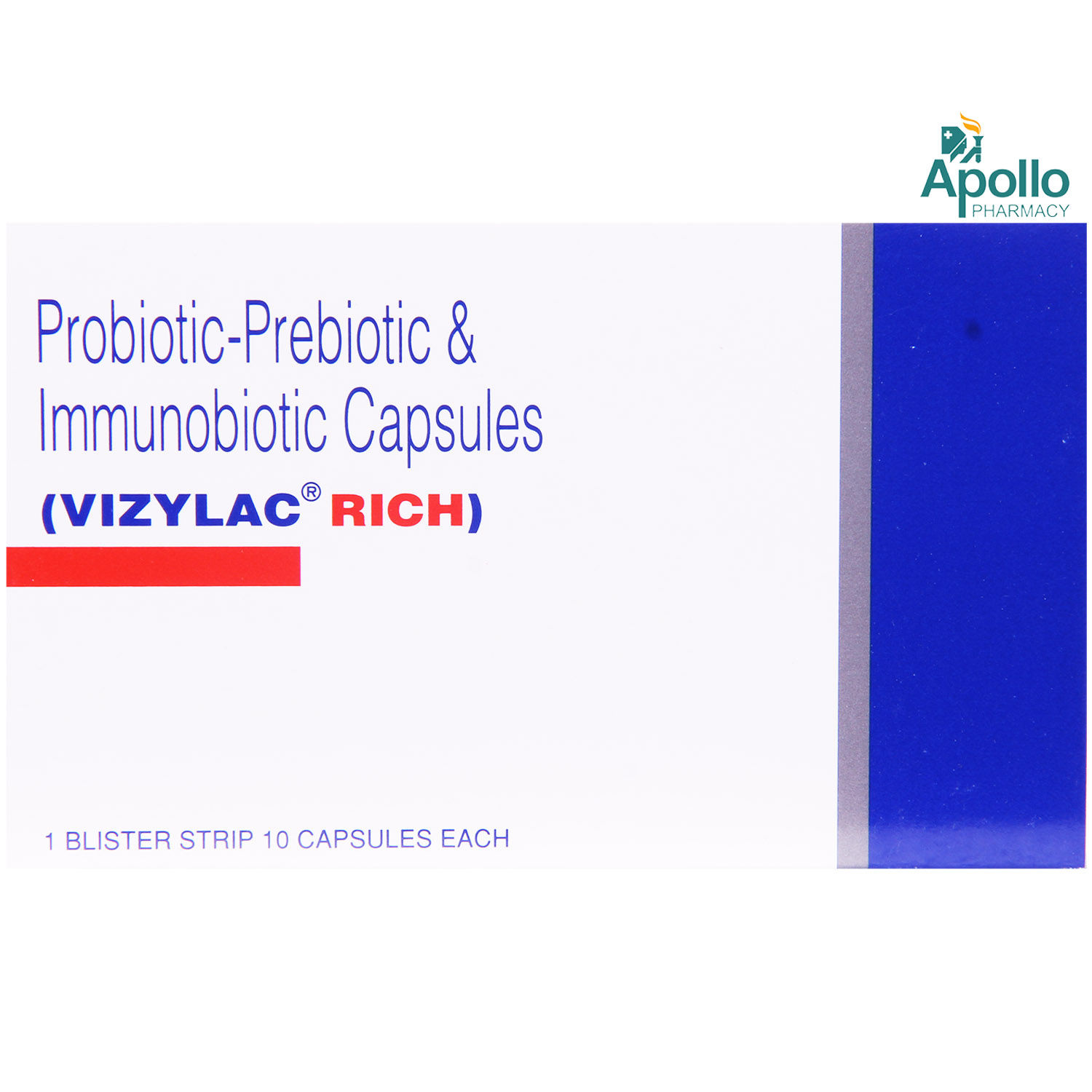 Vizylac Rich Capsule 10's Price, Uses, Side Effects, Composition ...