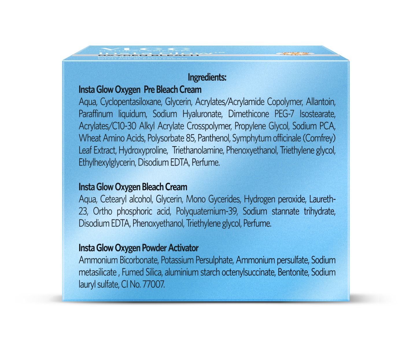 VLCC Insta Glow Oxygen Bleach, 21 gm Price, Uses, Side Effects ...