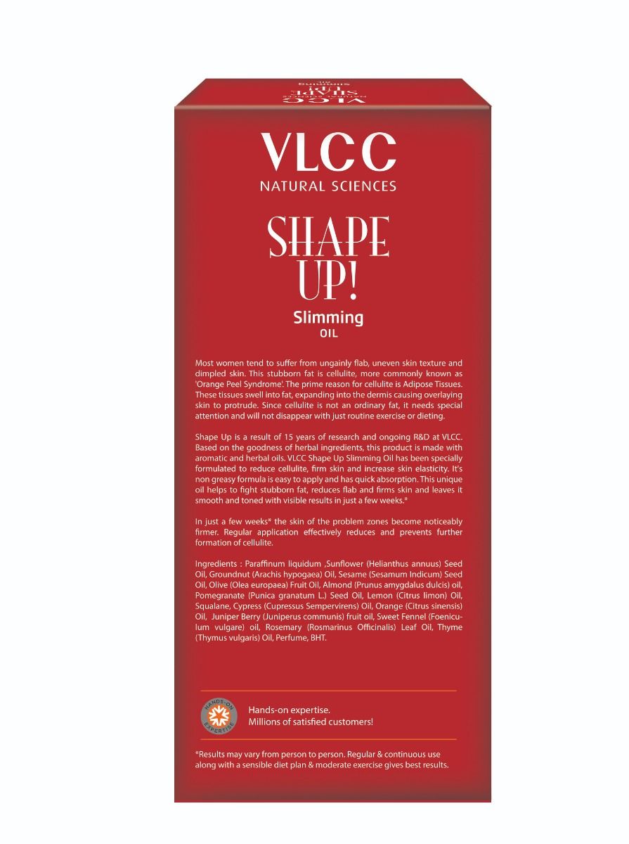 VLCC Shape Up Slimming Oil, 100 ml Price, Uses, Side Effects ...
