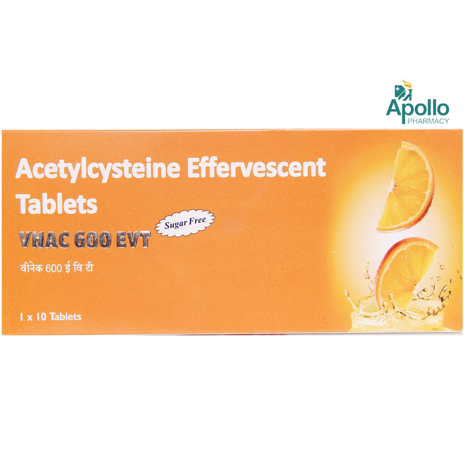 Vnac 600 Evt Sugar Free Tablet 10's Price, Uses, Side Effects ...