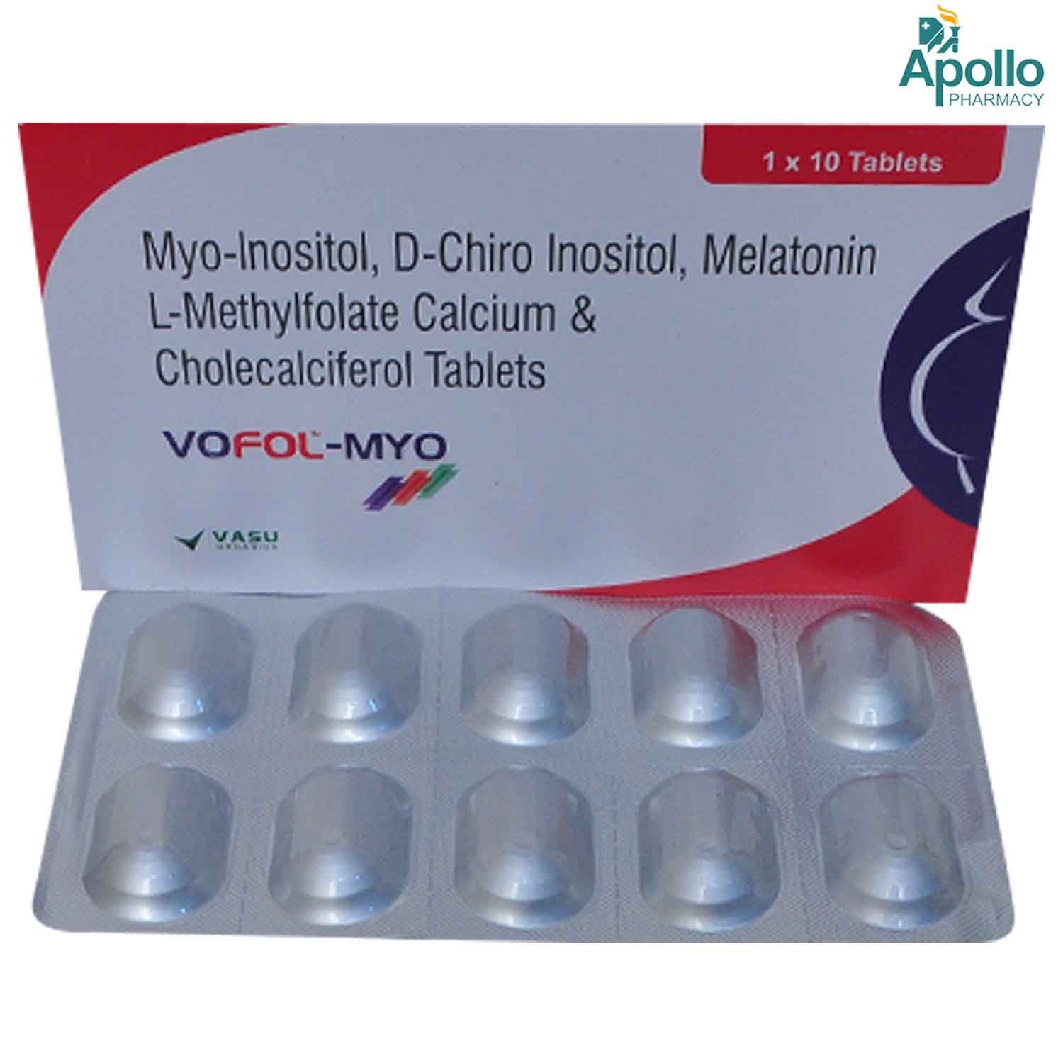 Vofol Myo Tab Price, Uses, Side Effects, Composition - Apollo Pharmacy