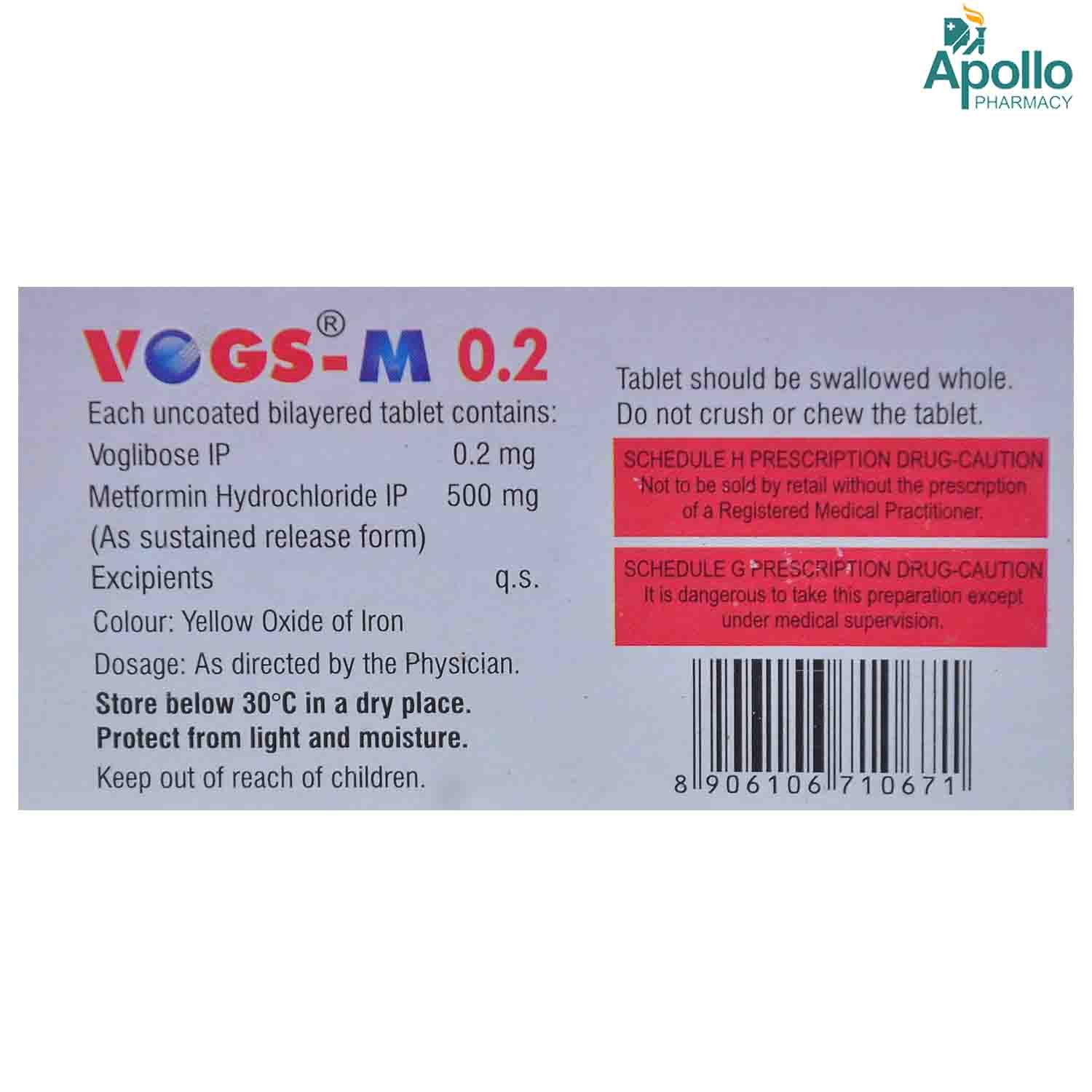 VOGS M 0.2MG TABLET Price, Uses, Side Effects, Composition - Apollo ...