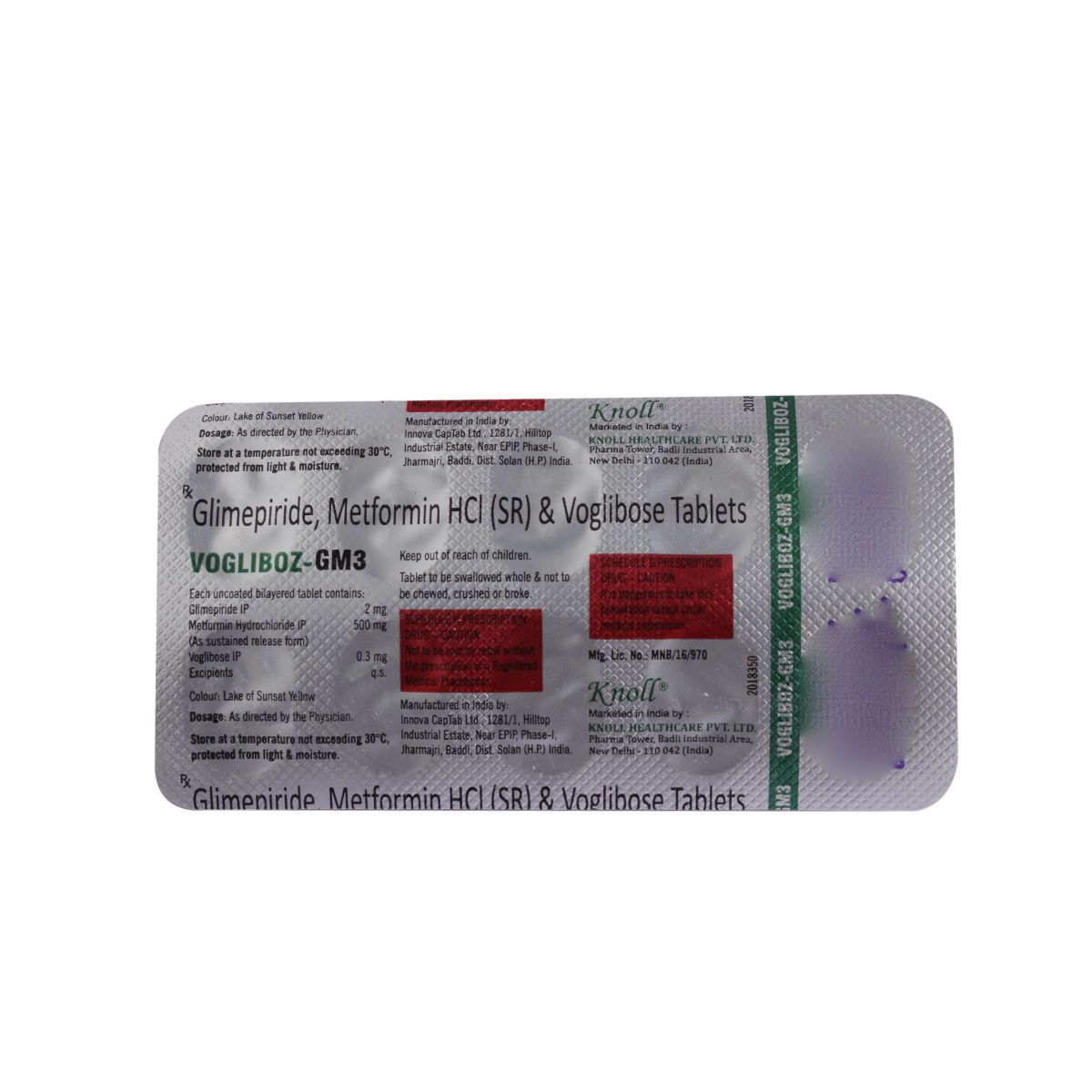VOGLIBOZ GM3 TABLET 10'S Price, Uses, Side Effects, Composition ...