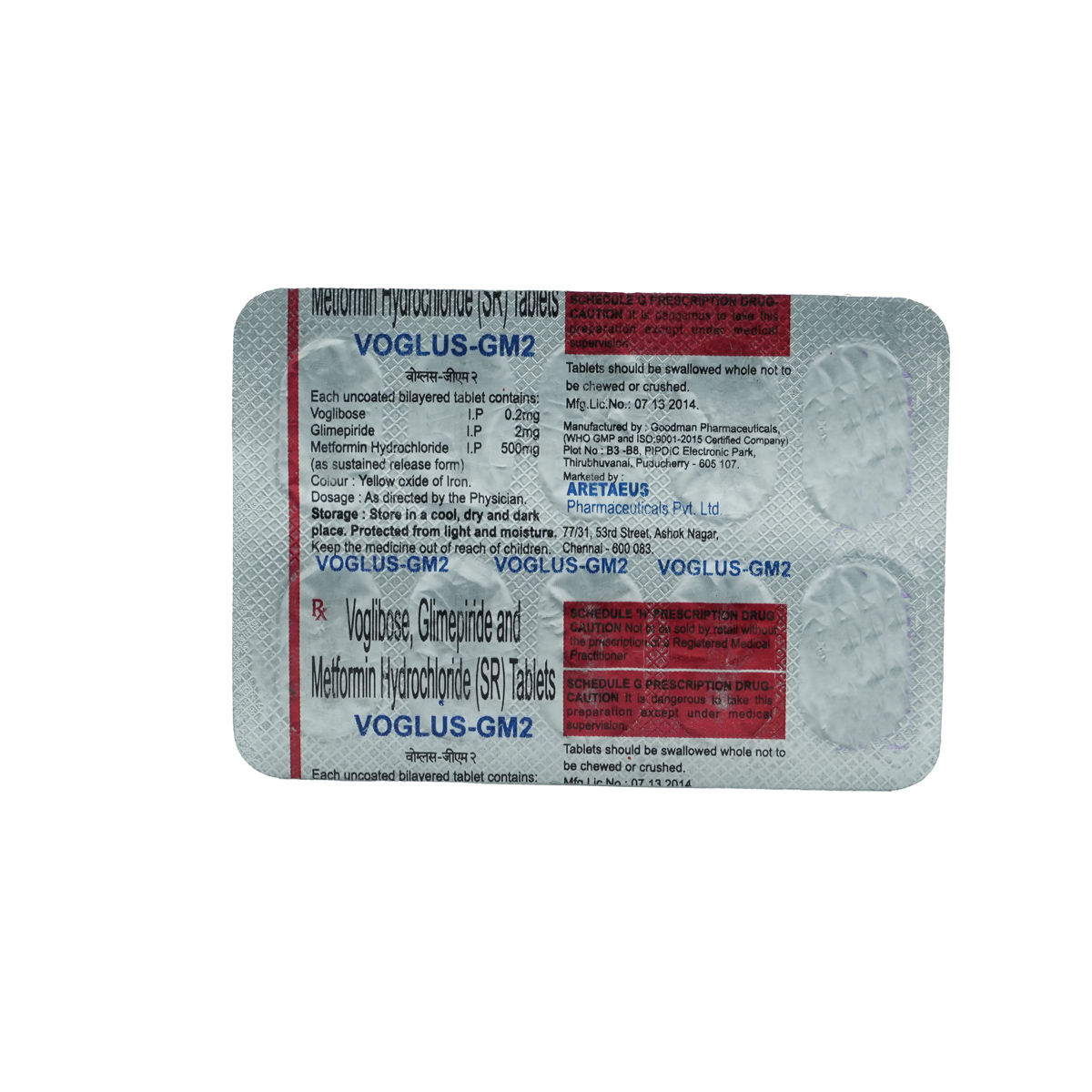 Voglus GM2 Tablet 10's Price, Uses, Side Effects, Composition - Apollo ...