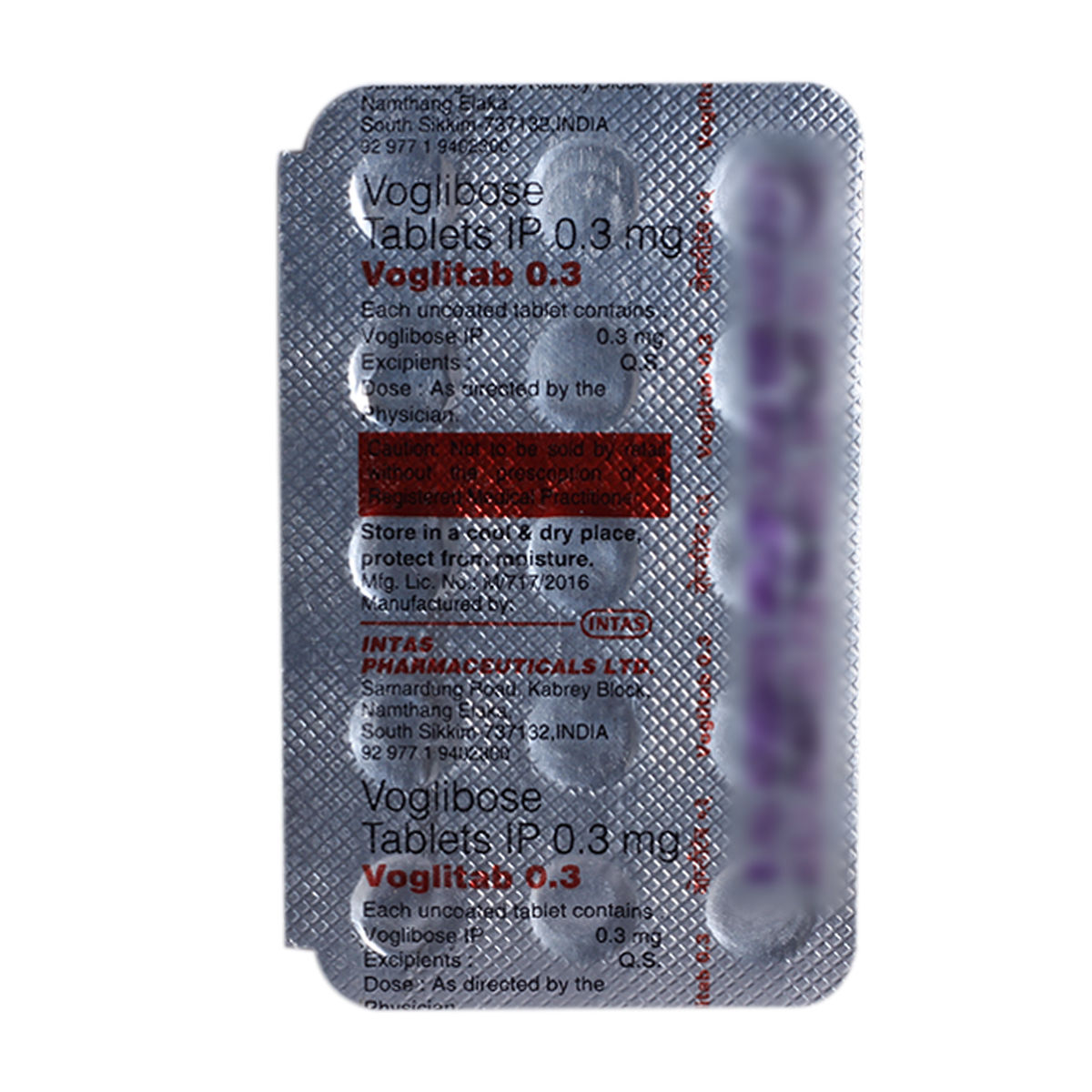 Voglitab 0.3 Tablet 15's Price, Uses, Side Effects, Composition ...