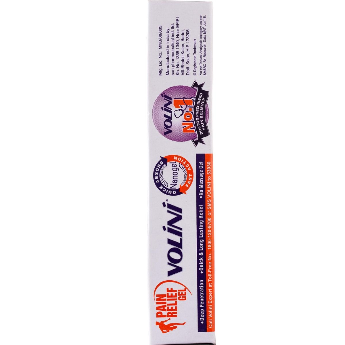Volini Pain Relief Gel, 30 gm Price, Uses, Side Effects, Composition ...