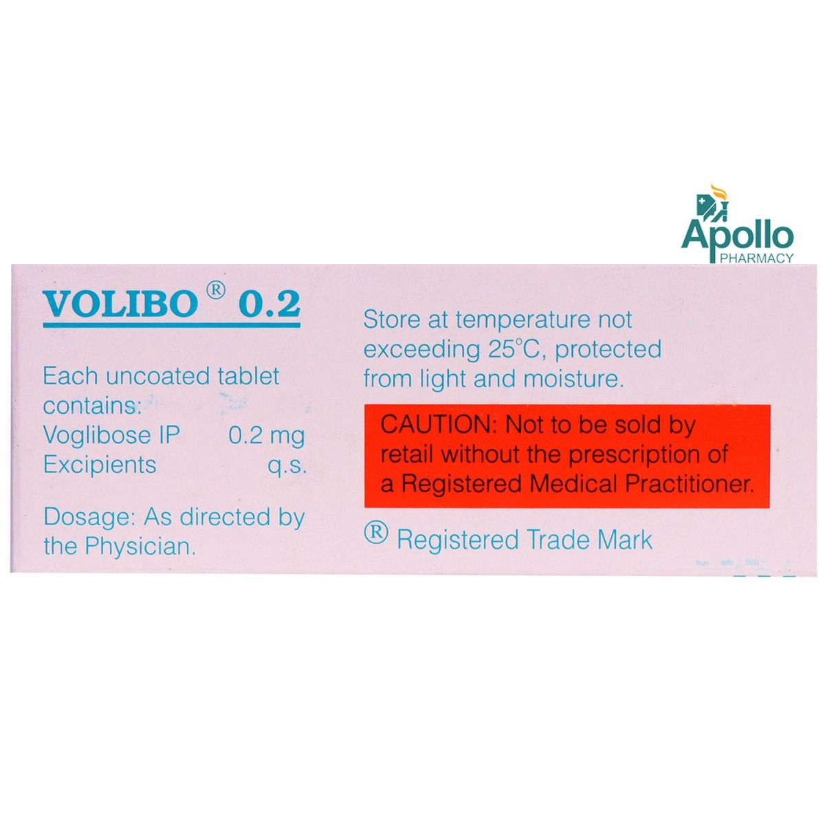 Volibo 0.2 Tablet 10's Price, Uses, Side Effects, Composition - Apollo ...