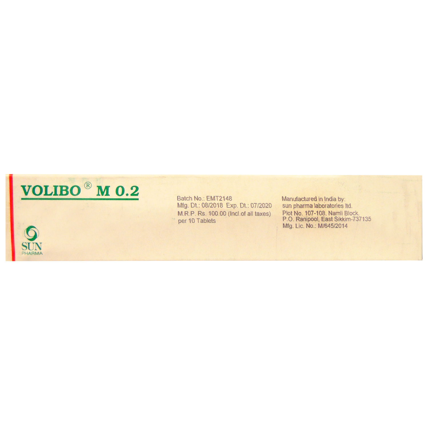 Volibo M 0.2 Tablet 10's Price, Uses, Side Effects, Composition ...
