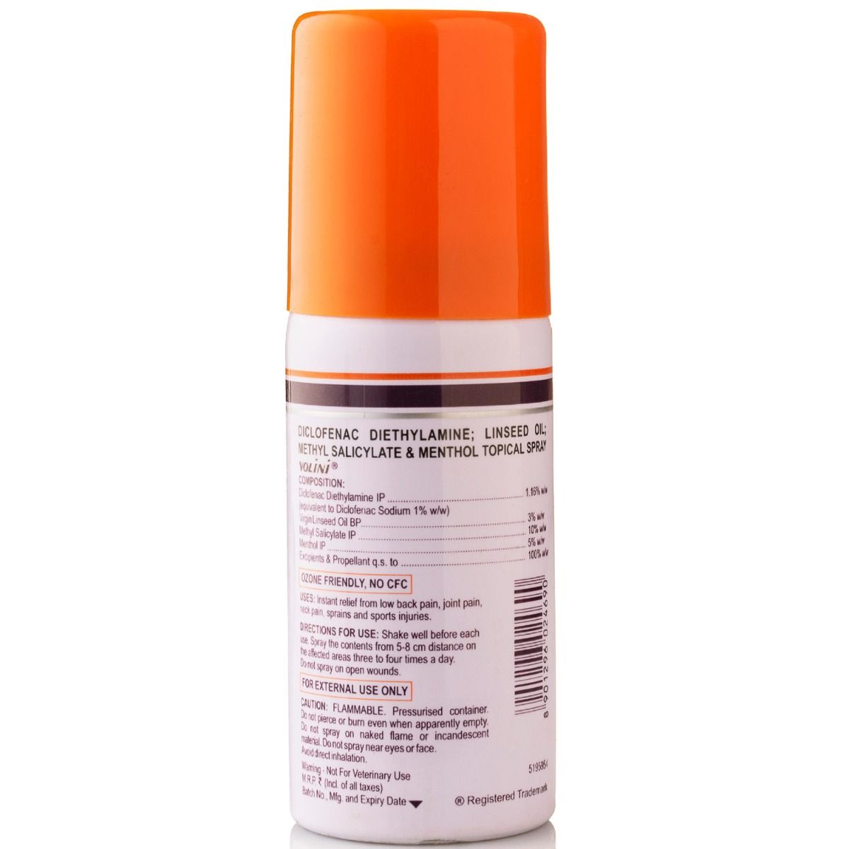 Volini Spray 15 gm Price, Uses, Side Effects, Composition - Apollo Pharmacy