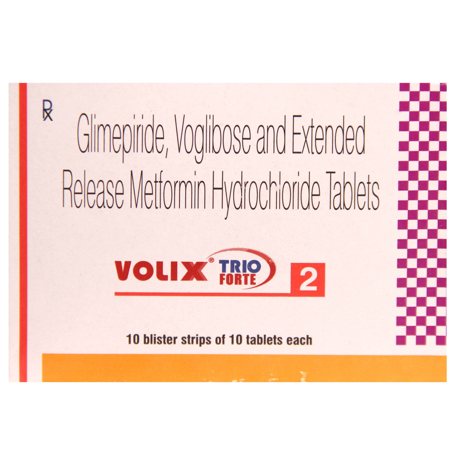 Volix Trio Forte 2 Tablet 10's Price, Uses, Side Effects, Composition ...