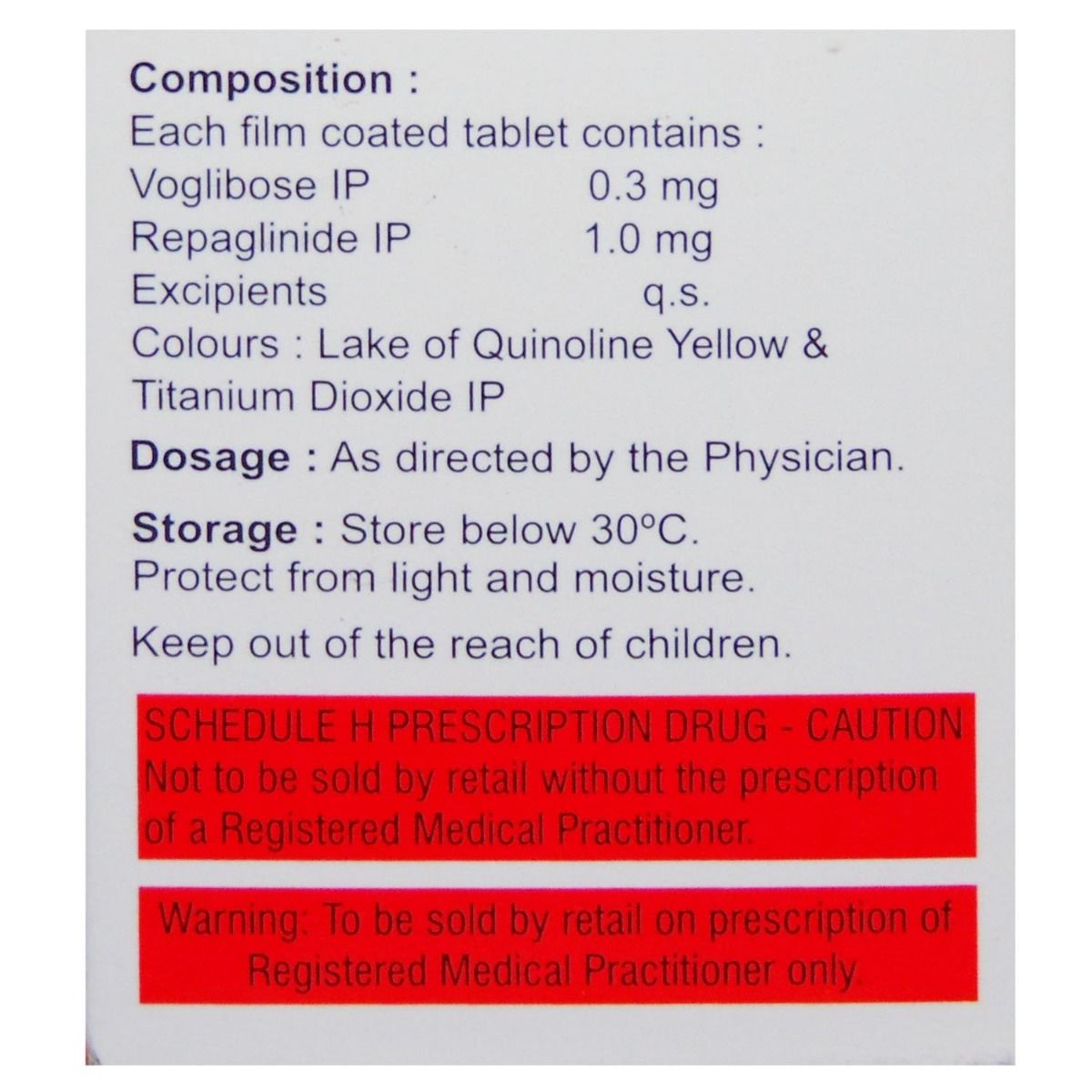 Volix R 0.3/1 mg Tablet 10's Price, Uses, Side Effects, Composition ...