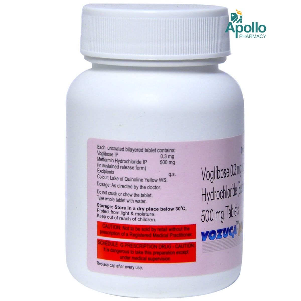 Vozuca M 0.3 Activ Tablet 60's Price, Uses, Side Effects, Composition ...