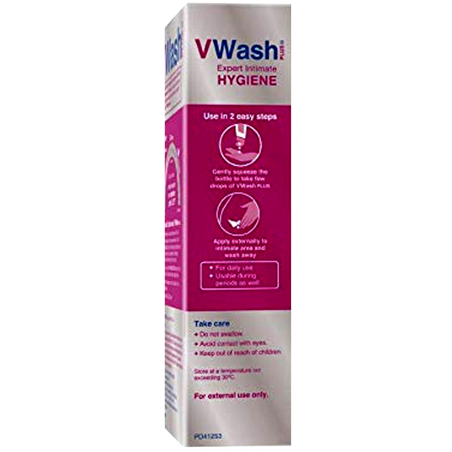 VWash Plus Expert Intimate Hygiene Wash, 200 ml Price, Uses, Side ...
