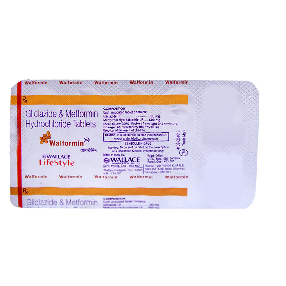 Walformin Tablet 10's Price, Uses, Side Effects, Composition - Apollo ...