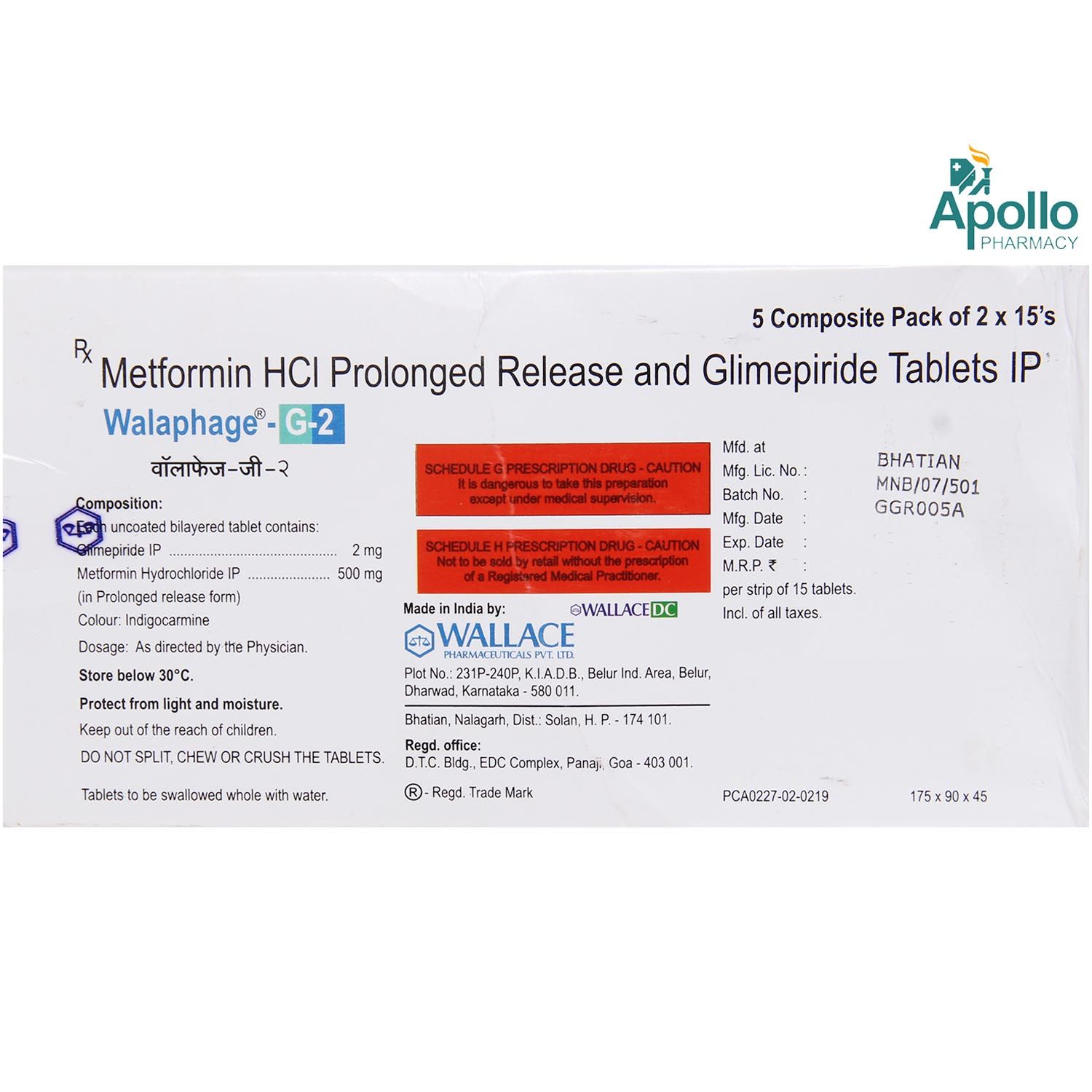 WALAPHAGE GP 2MG TABLET Price, Uses, Side Effects, Composition - Apollo ...