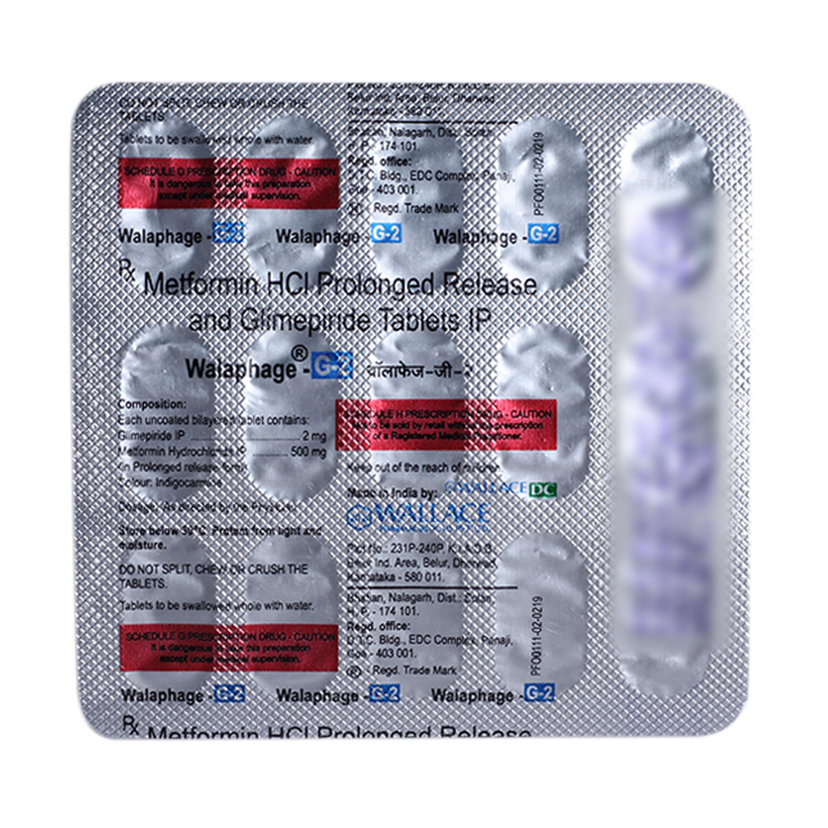 WALAPHAGE G 2 TABLET 15'S Price, Uses, Side Effects, Composition ...