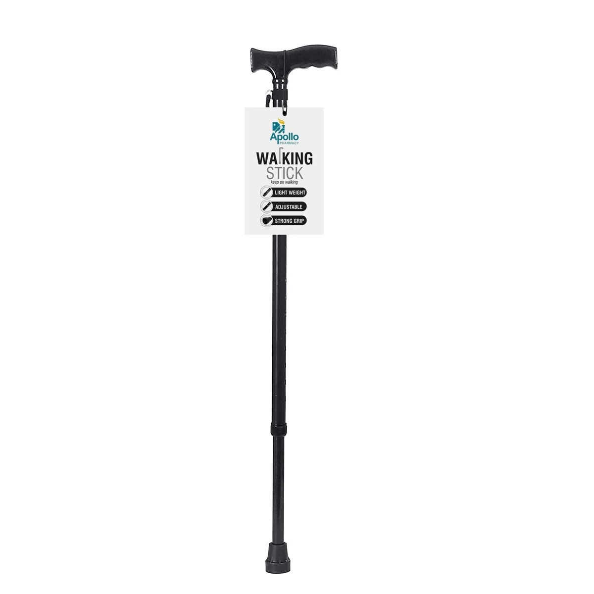 Apollo Pharmacy Walking Stick L-Shape, 1 Count Price, Uses, Side ...
