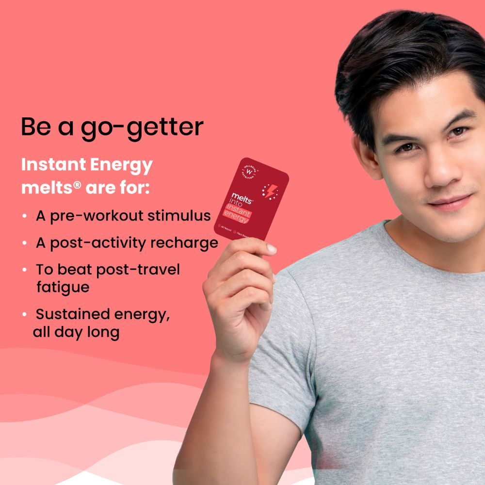 Wellbeing Nutrition Melts Into Instant Energy Caffeine + Electrolytes ...