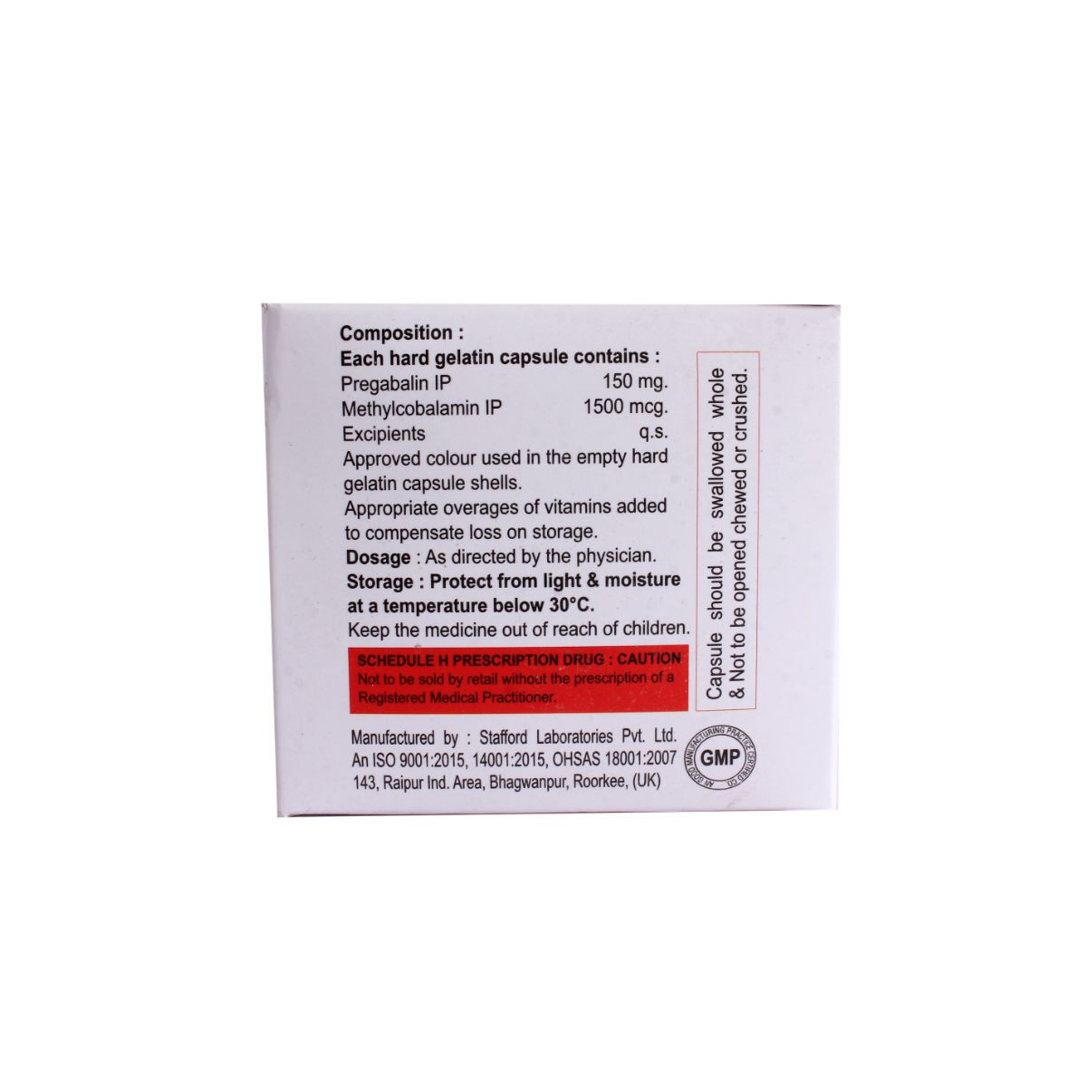 Wegalin-Forte Capsule 10's Price, Uses, Side Effects, Composition ...