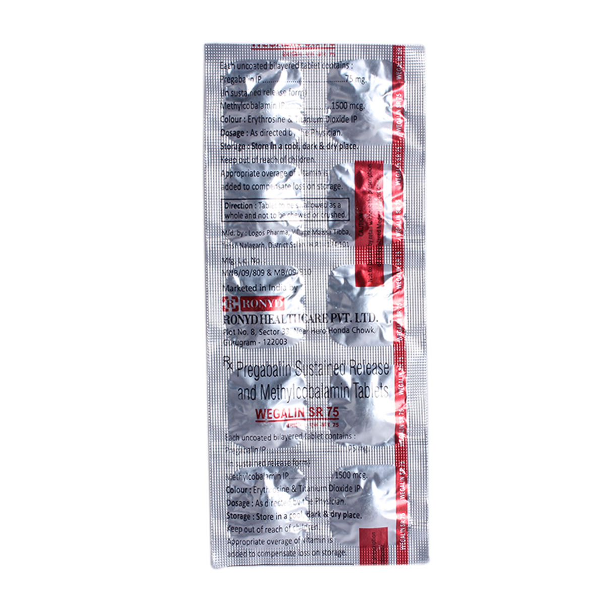Wegalin Sr 75 Tablet 10's Price, Uses, Side Effects, Composition ...