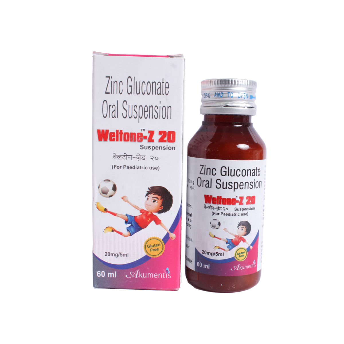 Weltone-Z 20 mg Suspension 60 ml Price, Uses, Side Effects, Composition ...