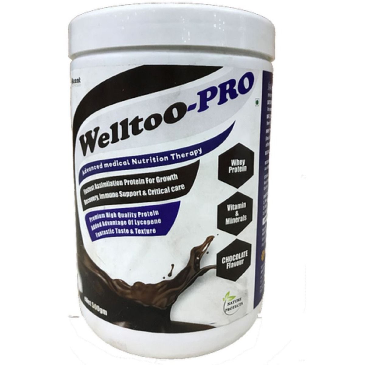 Welltoo-Pro 500Gm Chocolate Flav Powder Price, Uses, Side Effects ...