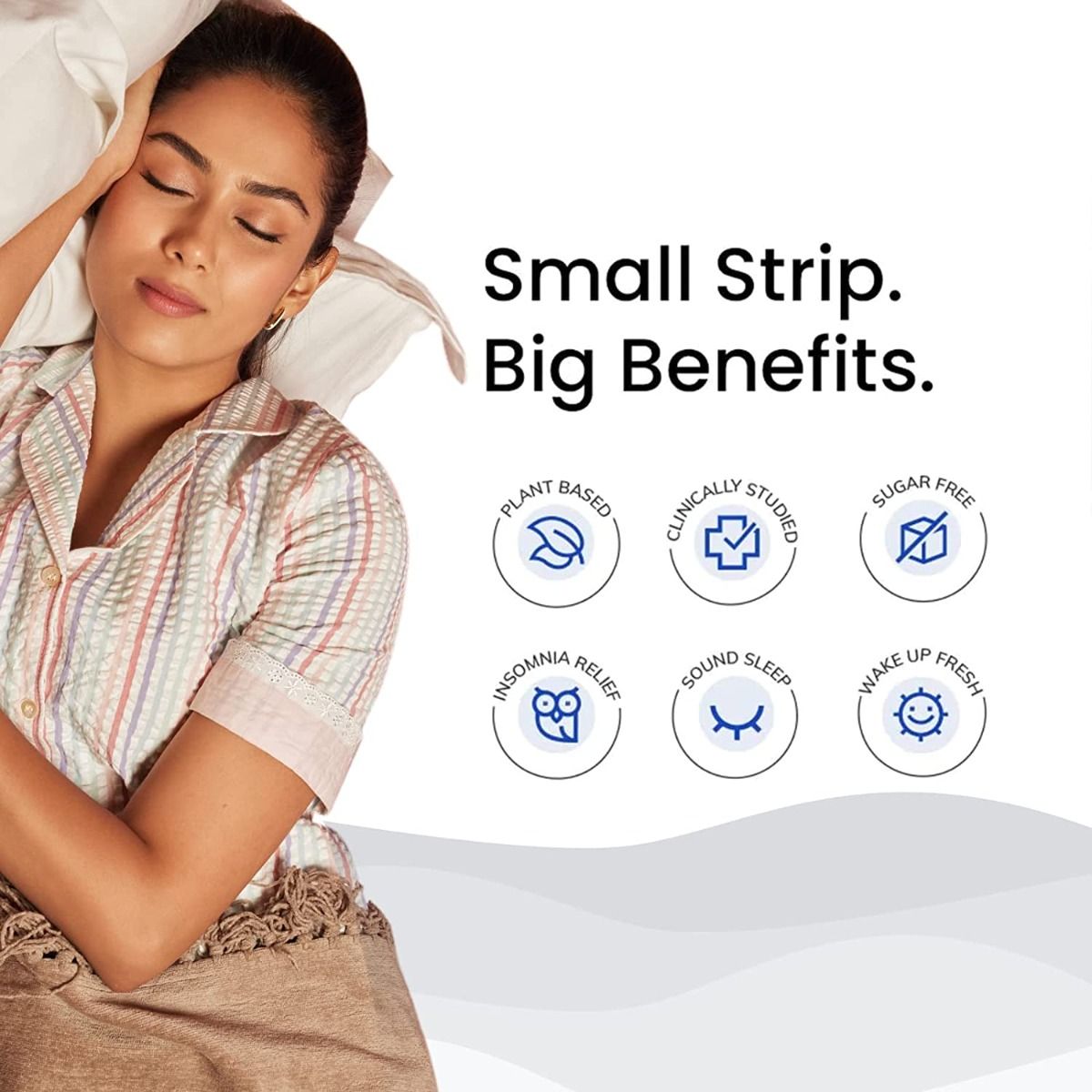 Wellbeing Nutrition Melts Into Restful Sleep Melatonin 5 mg, 30 Strips ...