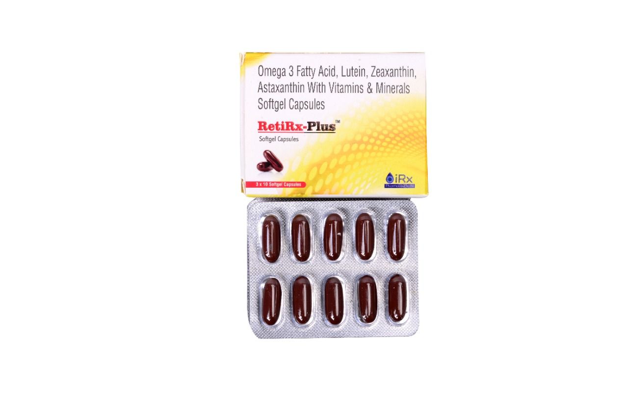 Retirx-Plus Softgel Cap, 10'S Price, Uses, Side Effects, Composition ...