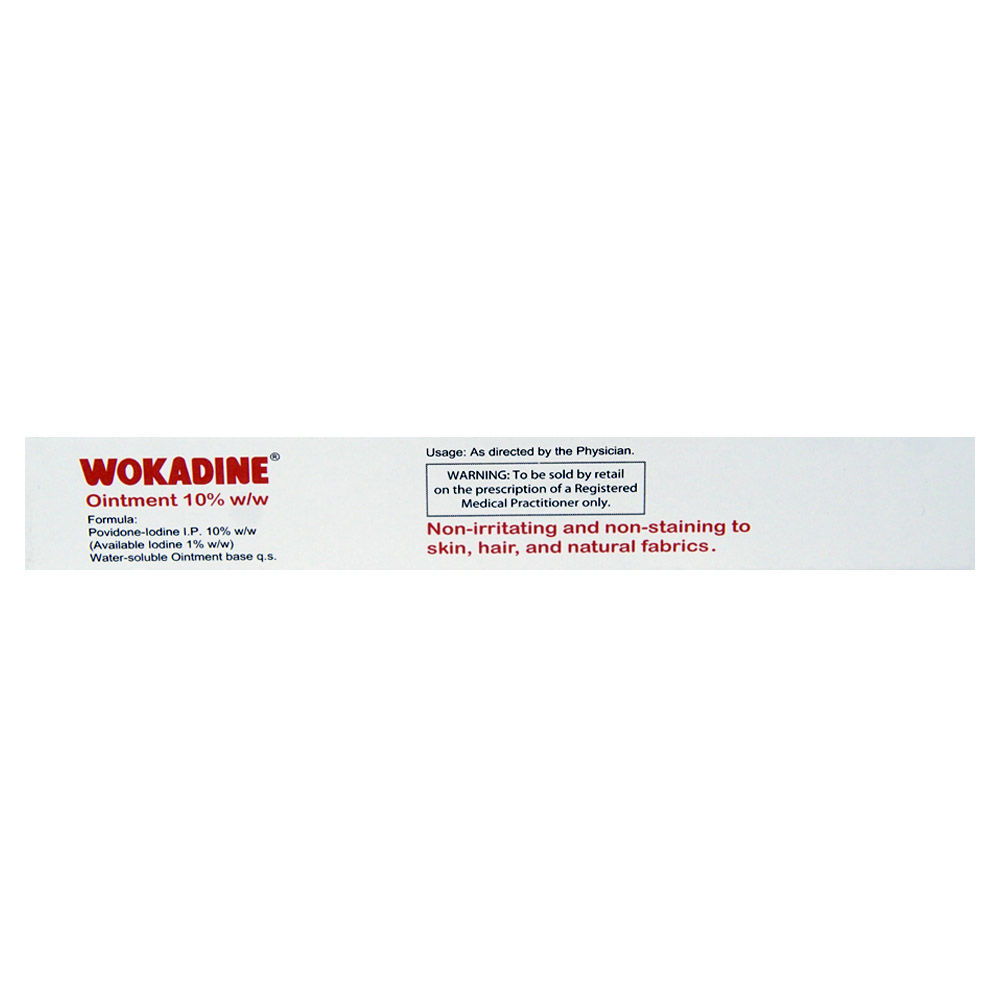 Wokadine 10% Ointment 15 gm Price, Uses, Side Effects, Composition ...