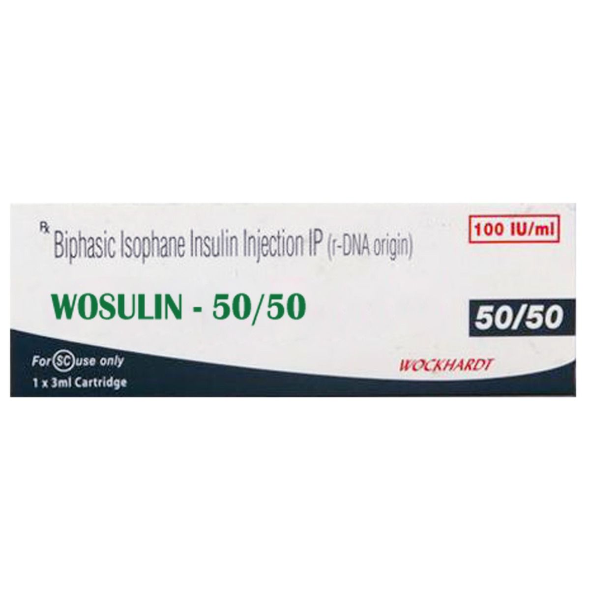 WOSULIN 50/50 100IU DISPOSABLE PEN Price, Uses, Side Effects ...