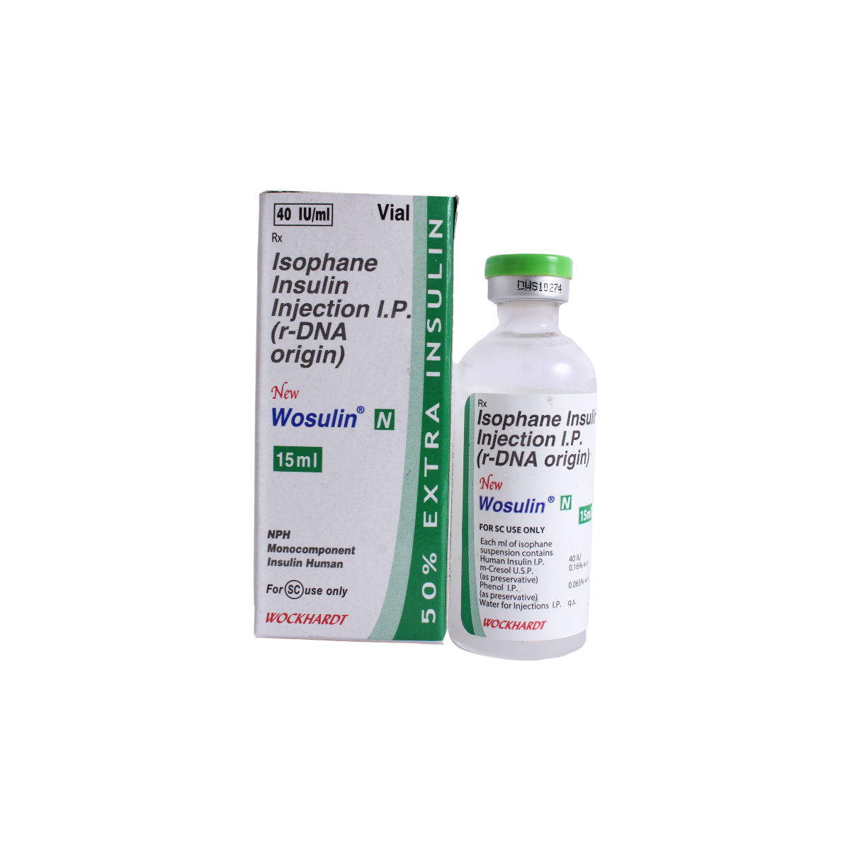 Wosulin-N 40IU New Injection 15 ml Price, Uses, Side Effects ...