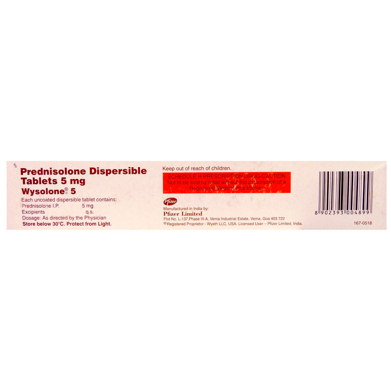 Wysolone 5 Tablet 15's Price, Uses, Side Effects, Composition - Apollo ...