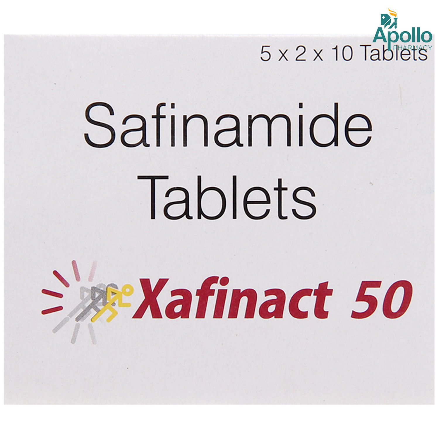 Xafinact 50 Tablet 10's Price, Uses, Side Effects, Composition - Apollo ...