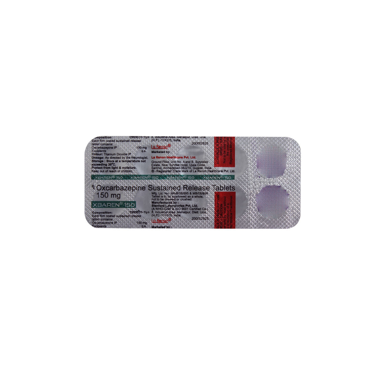 Xbaren 150mg Tablet 10s Price, Uses, Side Effects, Composition - Apollo ...