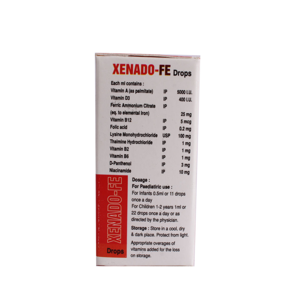 Xenado-Fe Drops 15ml Price, Uses, Side Effects, Composition - Apollo ...
