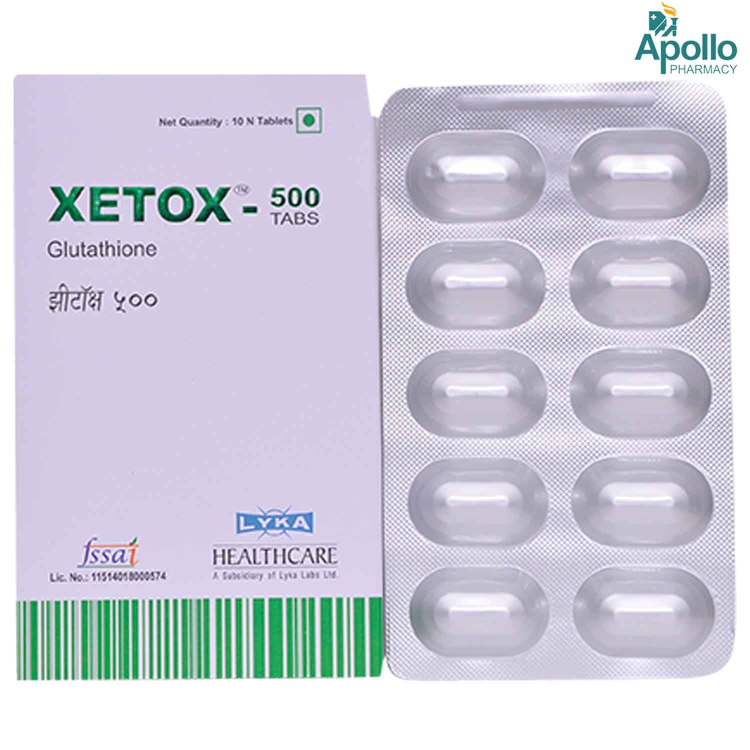 Xetox 500 Tablet 10's Price, Uses, Side Effects, Composition - Apollo ...