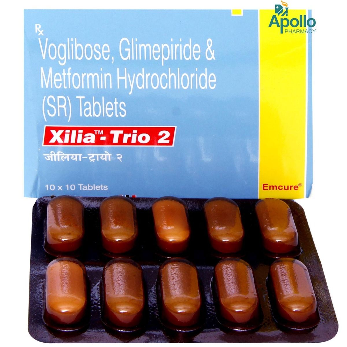 XILIA TRIO 2MG TABLET Price, Uses, Side Effects, Composition - Apollo ...