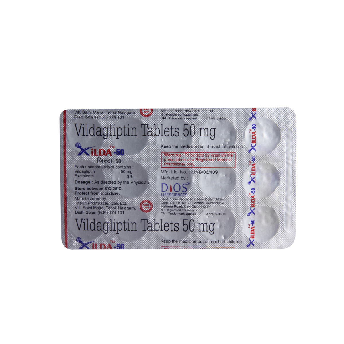 Xilda-50mg Tablet 15's Price, Uses, Side Effects, Composition - Apollo ...