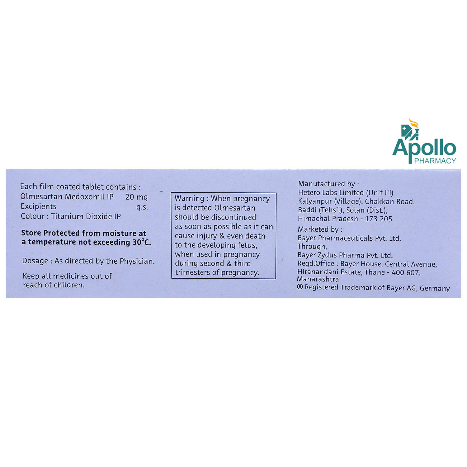 Xirtam 20mg Tablet 10's Price, Uses, Side Effects, Composition - Apollo ...
