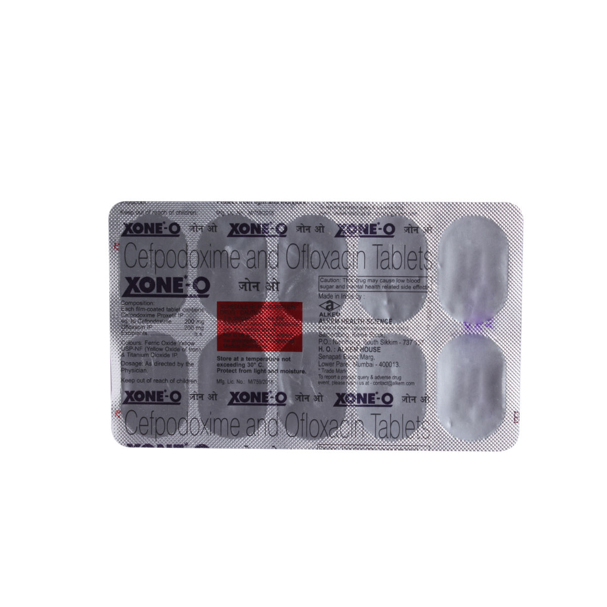 Xone-O Tablet 10's Price, Uses, Side Effects, Composition - Apollo Pharmacy