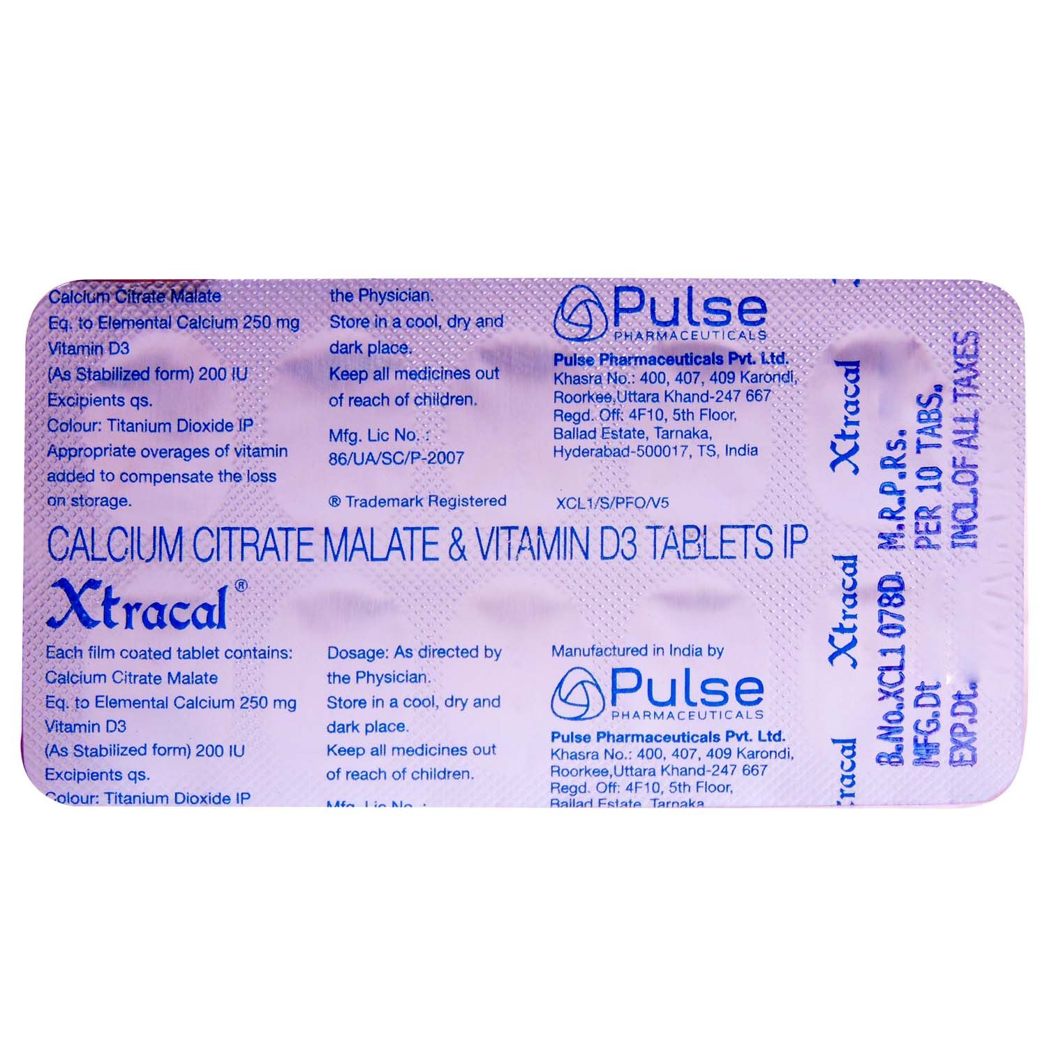 Xtracal Tablet 10's Price, Uses, Side Effects, Composition - Apollo ...