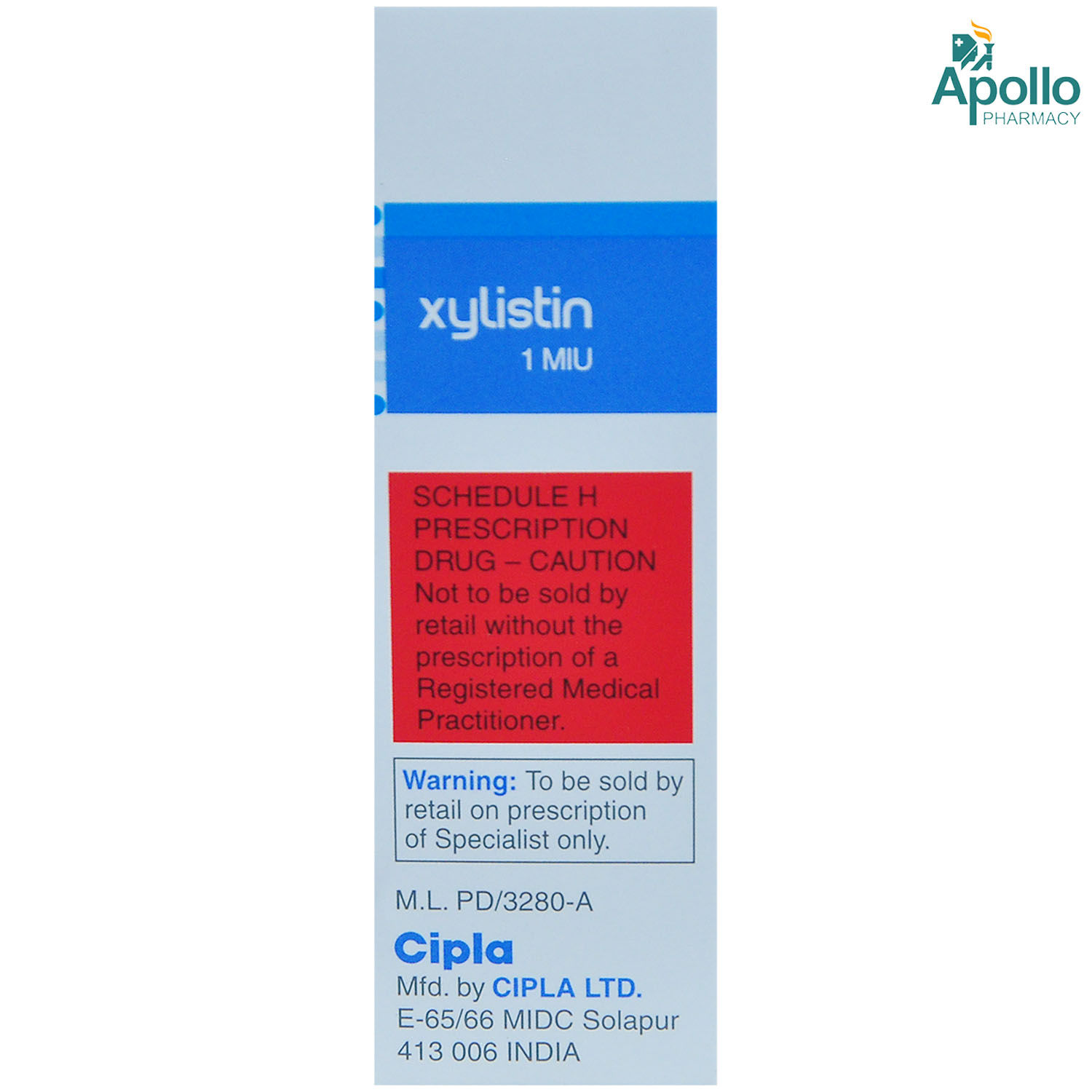 XYLISTIN 1MIU INJECTION Price, Uses, Side Effects, Composition - Apollo ...