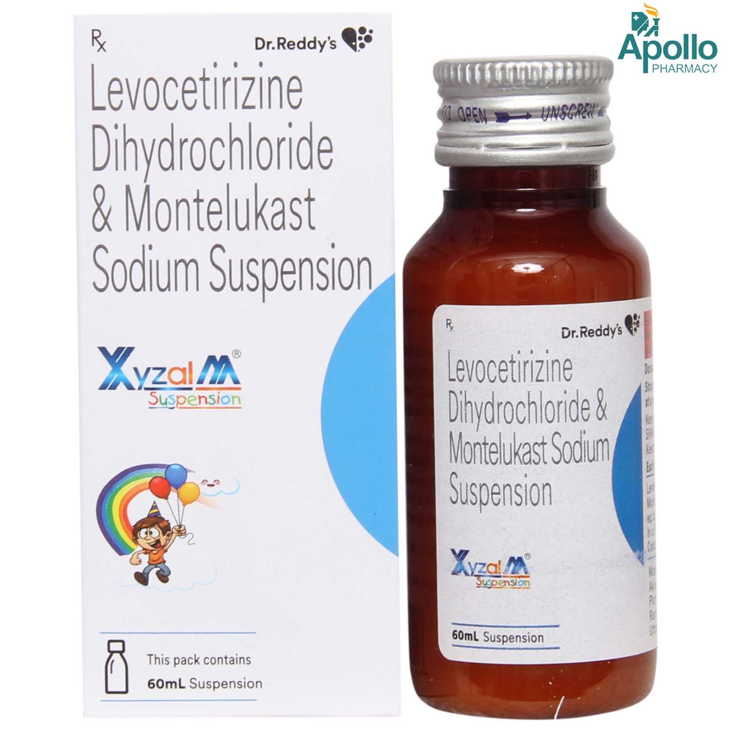 XYZAL M SUSPENSION 60ML Price, Uses, Side Effects, Composition - Apollo ...