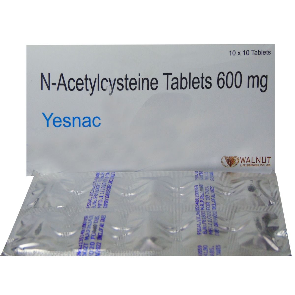 Yesnac 600 mg Tablet 10's Price, Uses, Side Effects, Composition ...