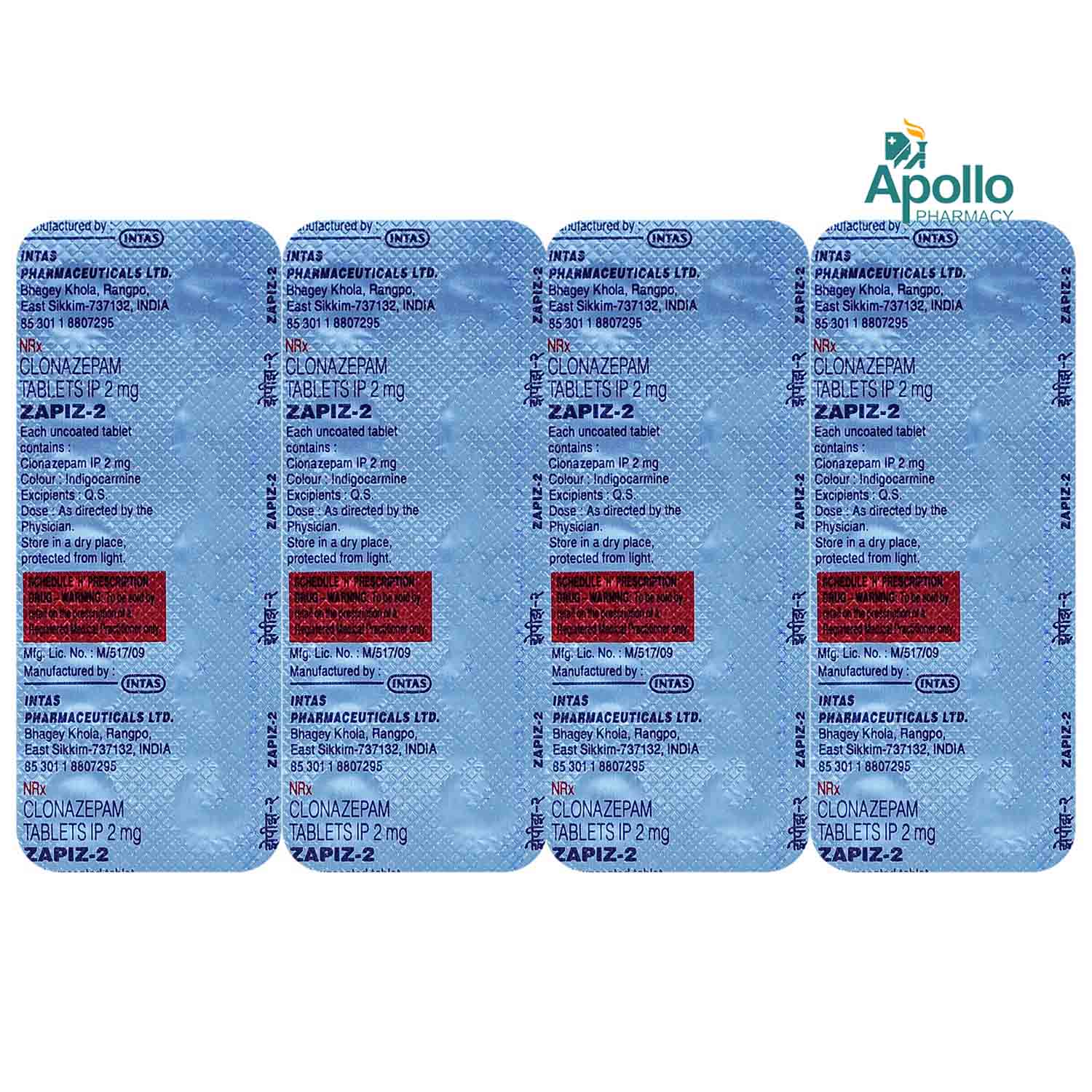Zapiz 2 Tablet 10's Price, Uses, Side Effects, Composition - Apollo ...