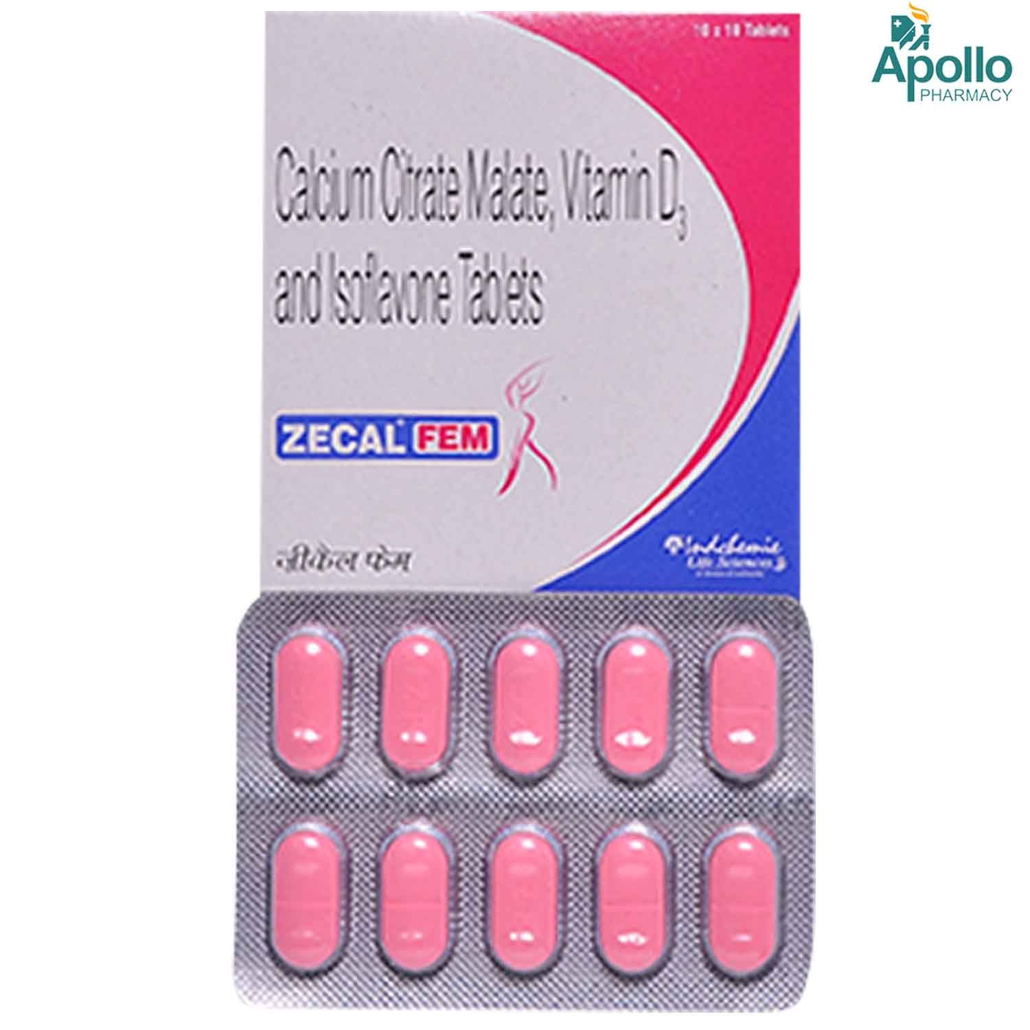 Zecal Fem Tablet 10's Price, Uses, Side Effects, Composition - Apollo ...