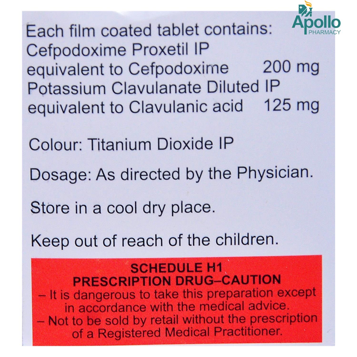 Zedocef CV 200 Tablet 10's Price, Uses, Side Effects, Composition ...