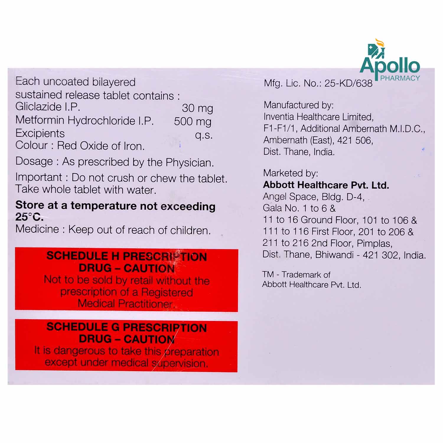 Zeformin XR 30 Tablet 10's Price, Uses, Side Effects, Composition ...