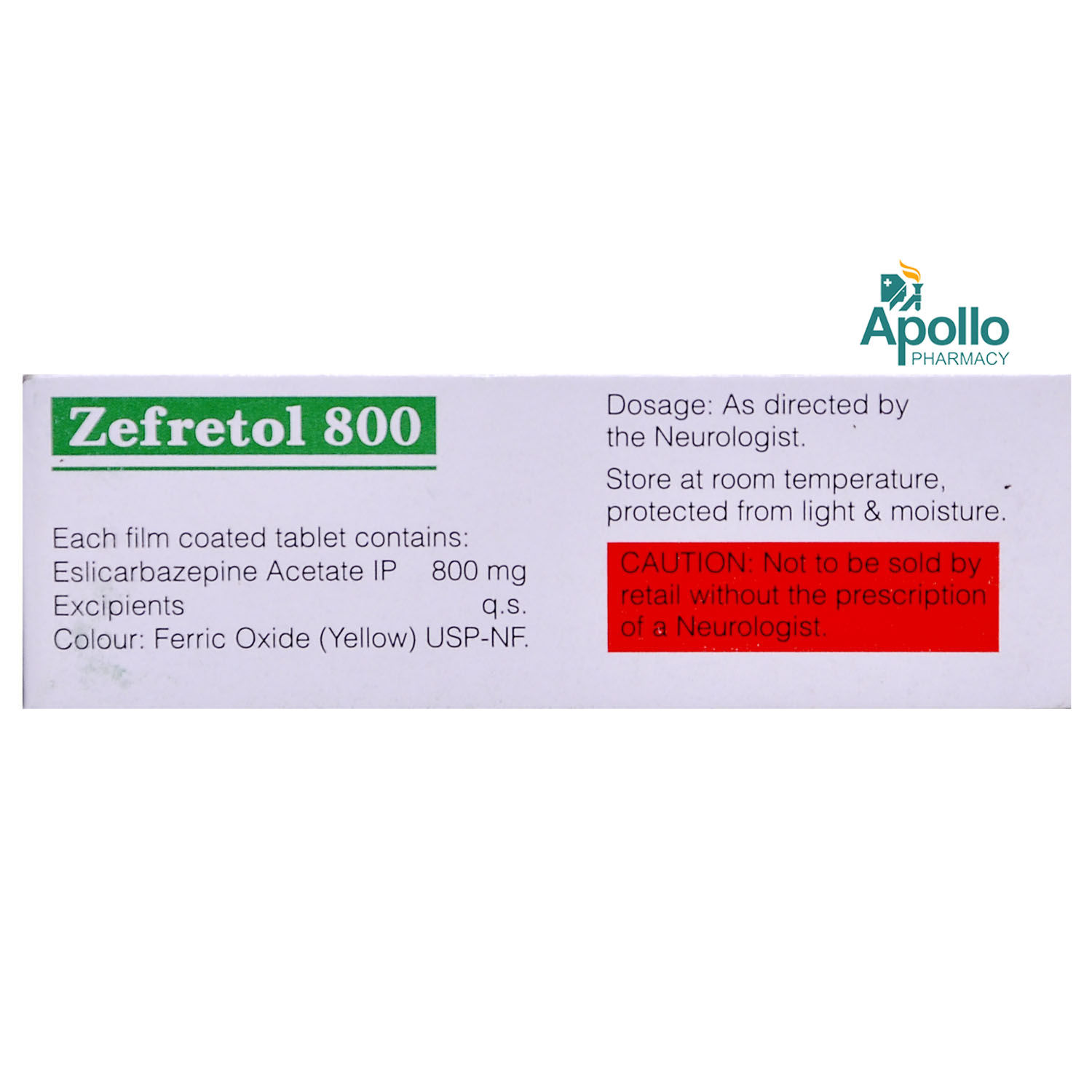 Zefretol 800 Tablet 10's Price, Uses, Side Effects, Composition ...