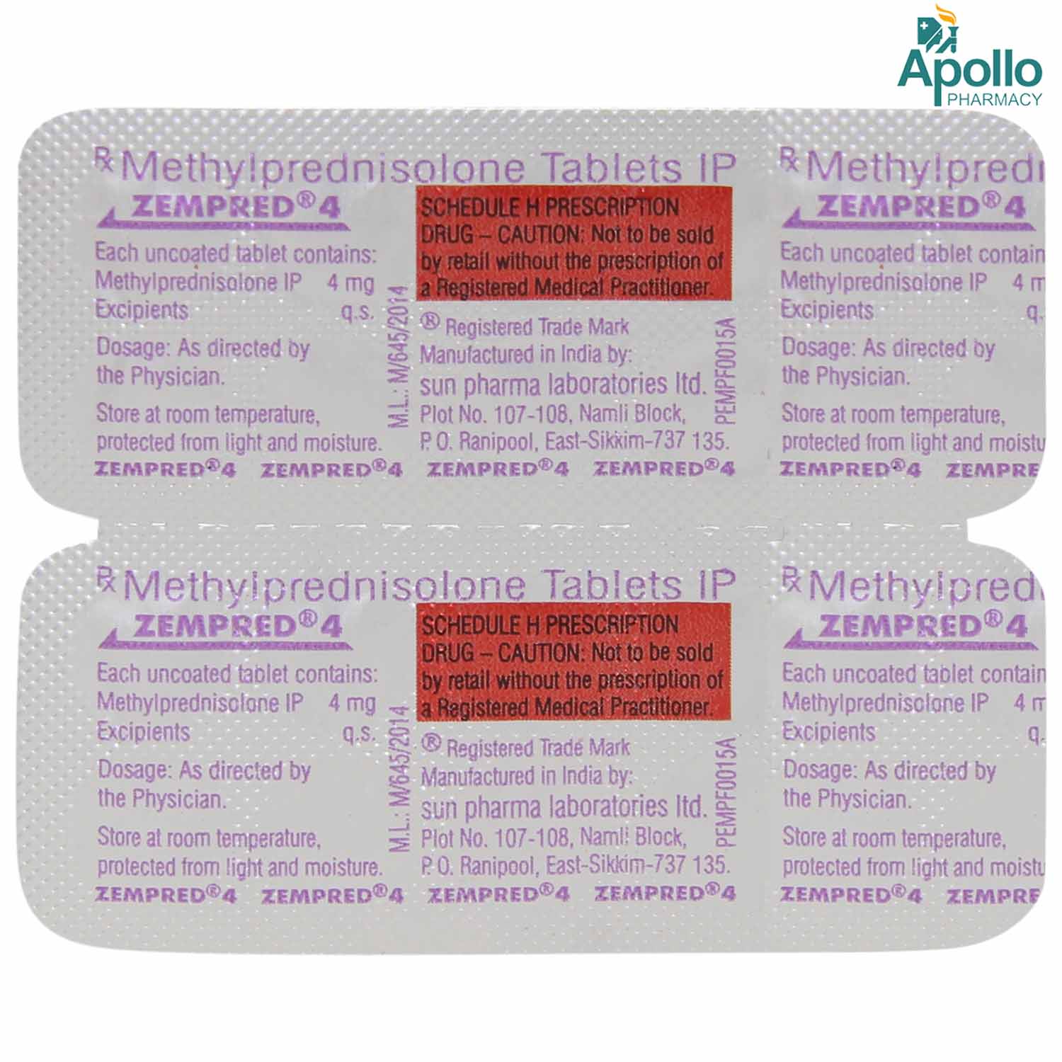 Zempred 4 Tablet 10's Price, Uses, Side Effects, Composition - Apollo ...